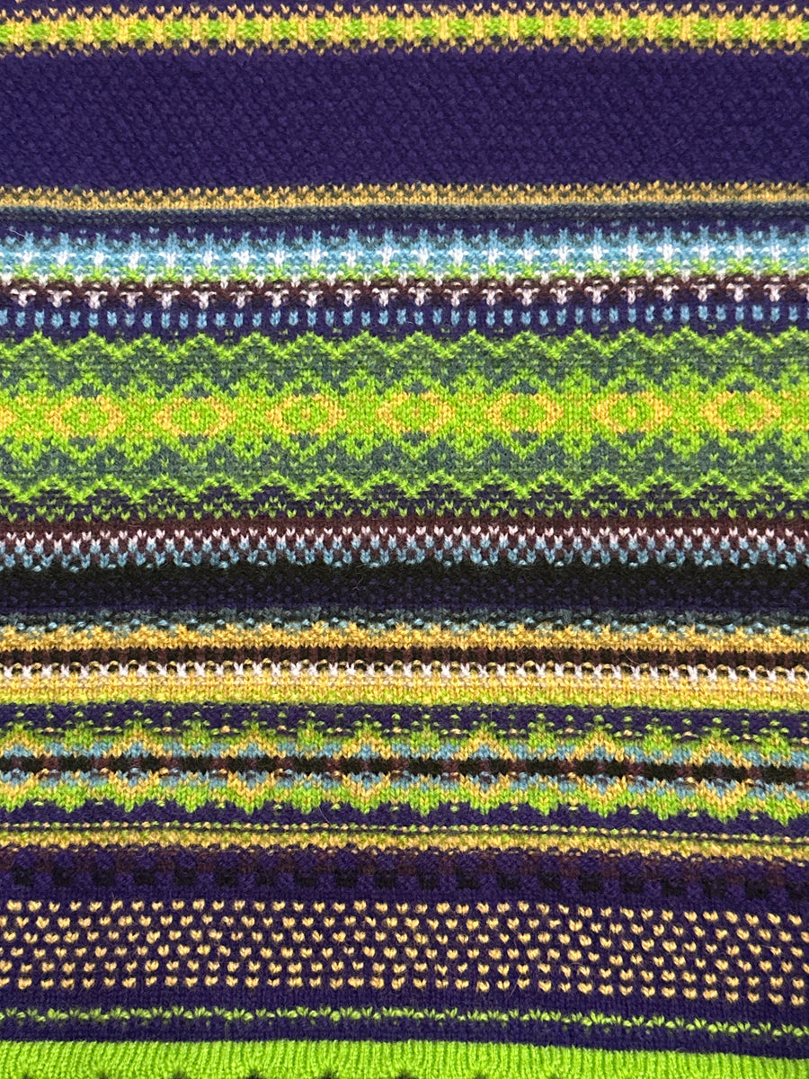 Eribe Knitwear Alpine Scarf In Sirius – Thistle And Tweed