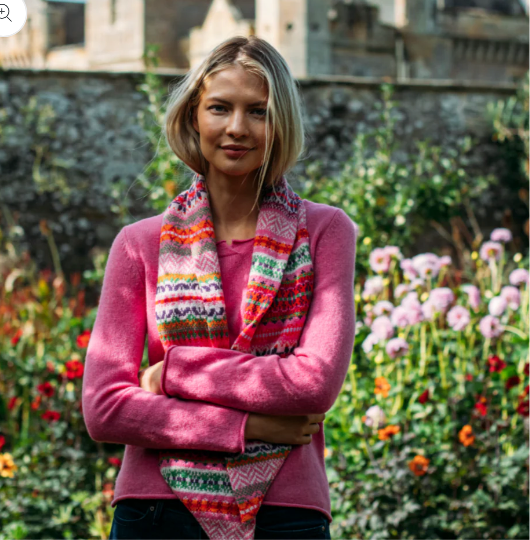 Eribe Pioneer Scarf In Rosalia – Thistle And Tweed