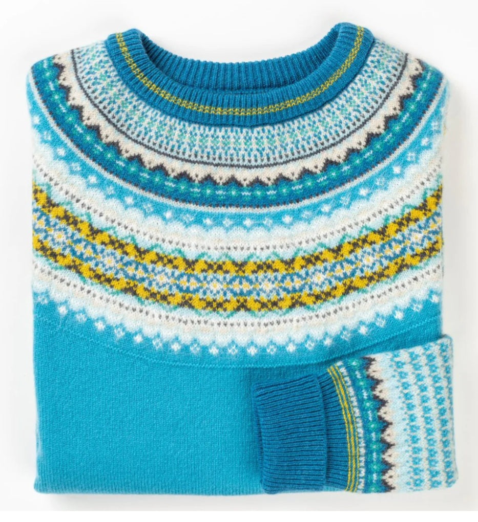 NEW Eribe Alpine Sweater P3974 Turquoise – Thistle And Tweed